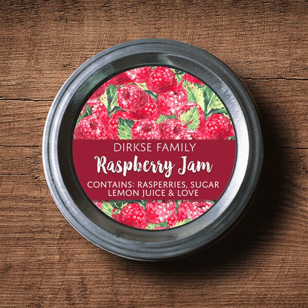 Raspberry Jam - Etsy
