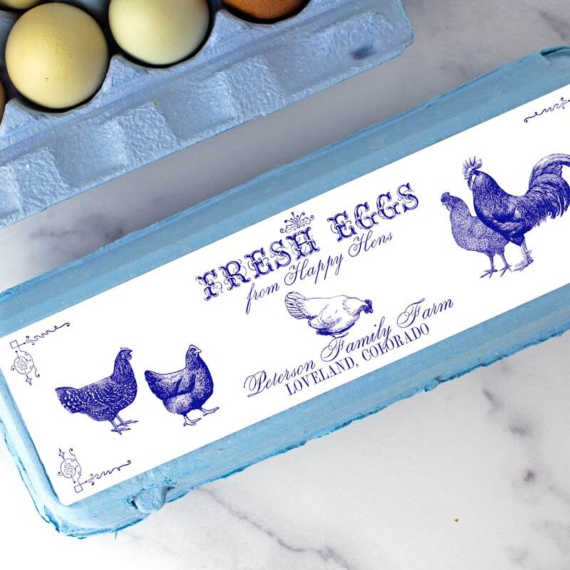 Egg Carton Labels - Etsy