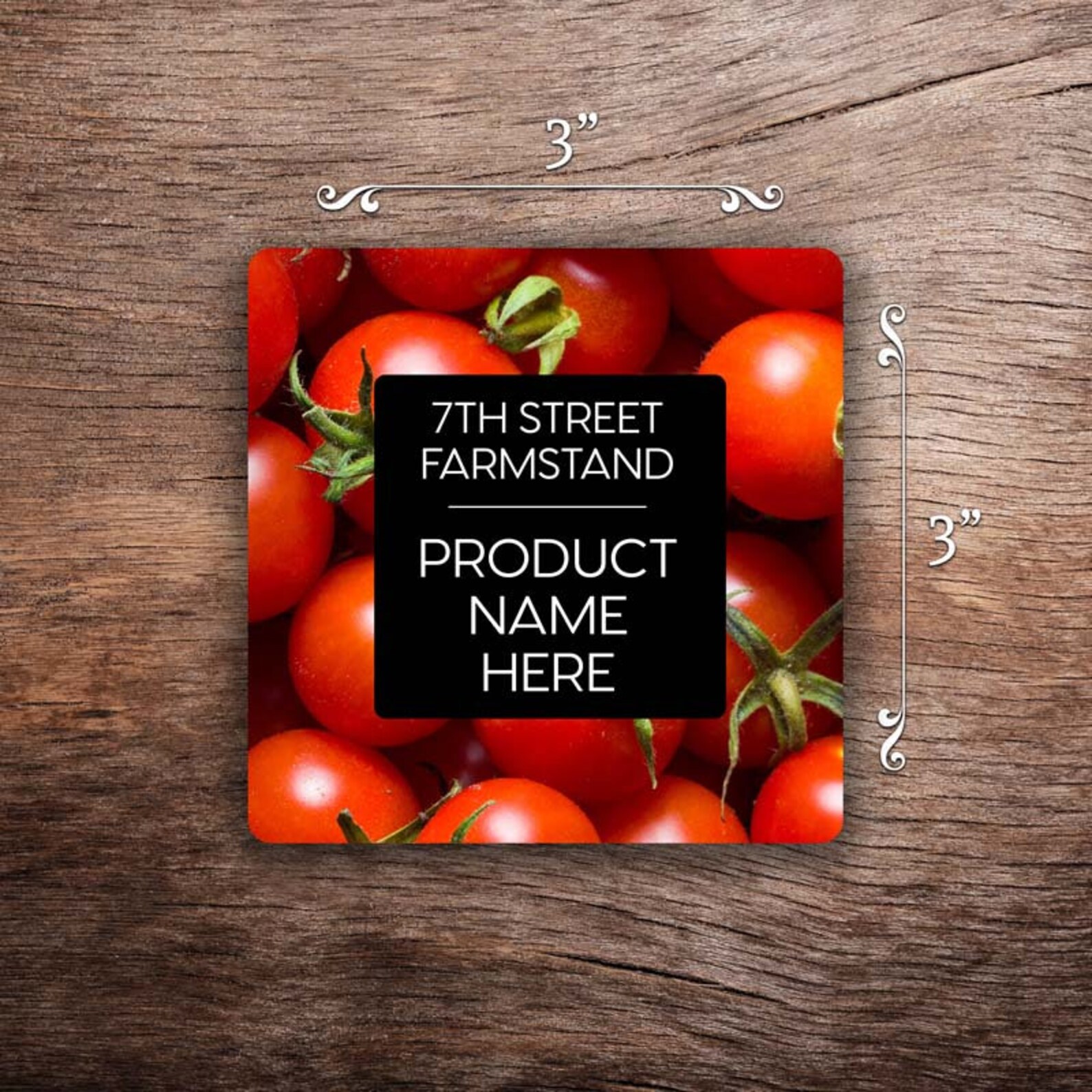Customizable Tomato Labels - Premium Printed Labels for Canned Tomatoes ...