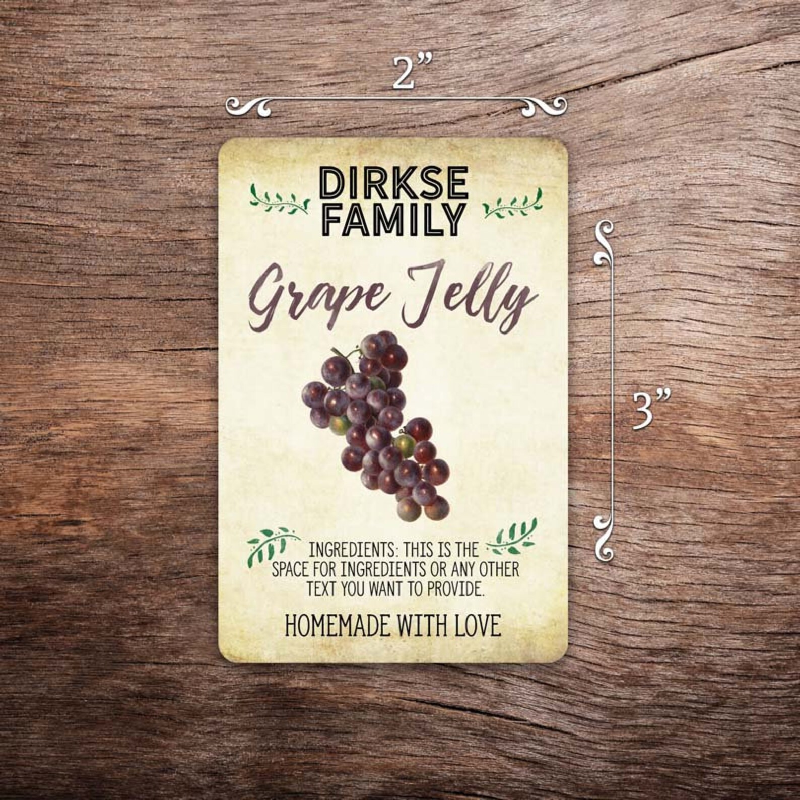 Customized Label Grape Jelly Jam Preserves Juice Canning - Etsy