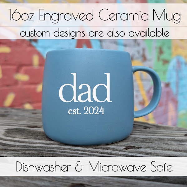 Blue Mugs - Etsy