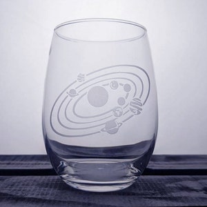 Galaxy Glassware - Space - Planets - Solar System - Wine Glass - Pint ...