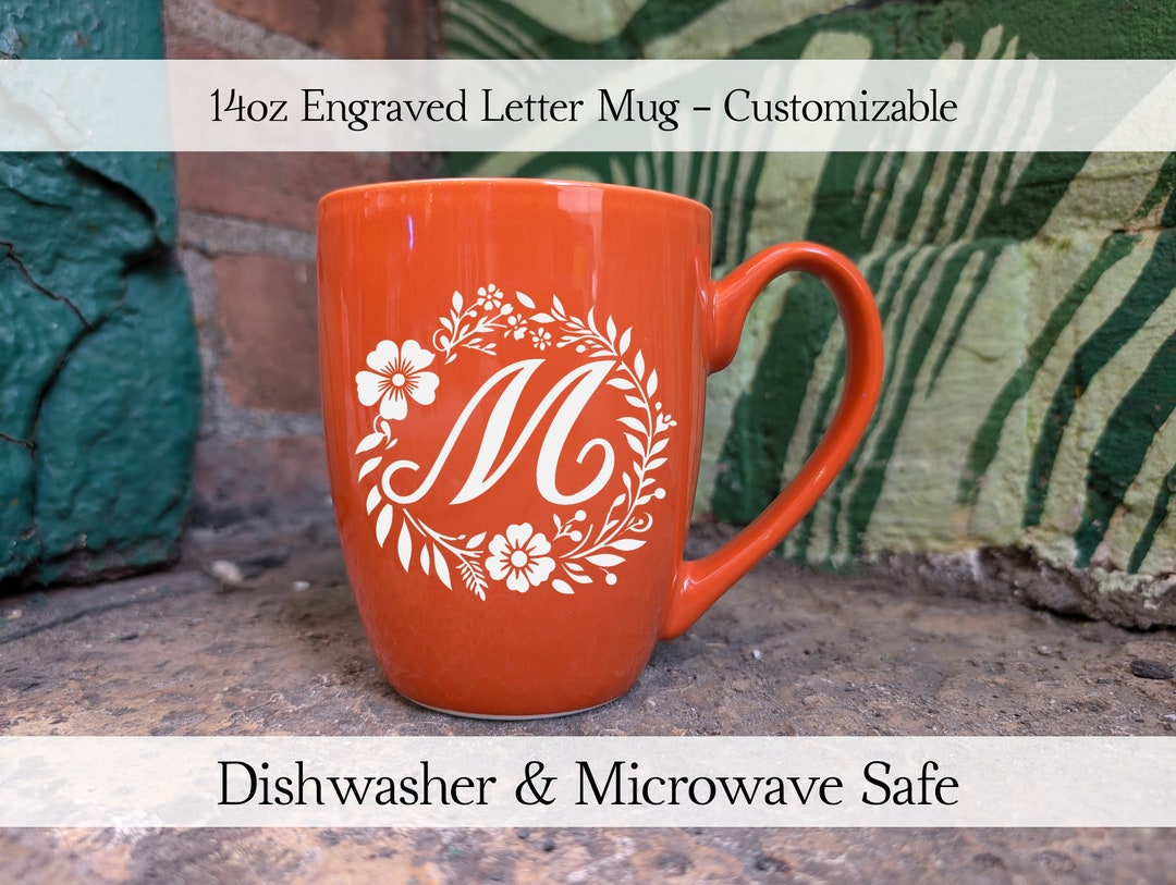 Custom Mug, Engraved Cup, Your Design, Ceramic Coffee Mug, Personalized ...