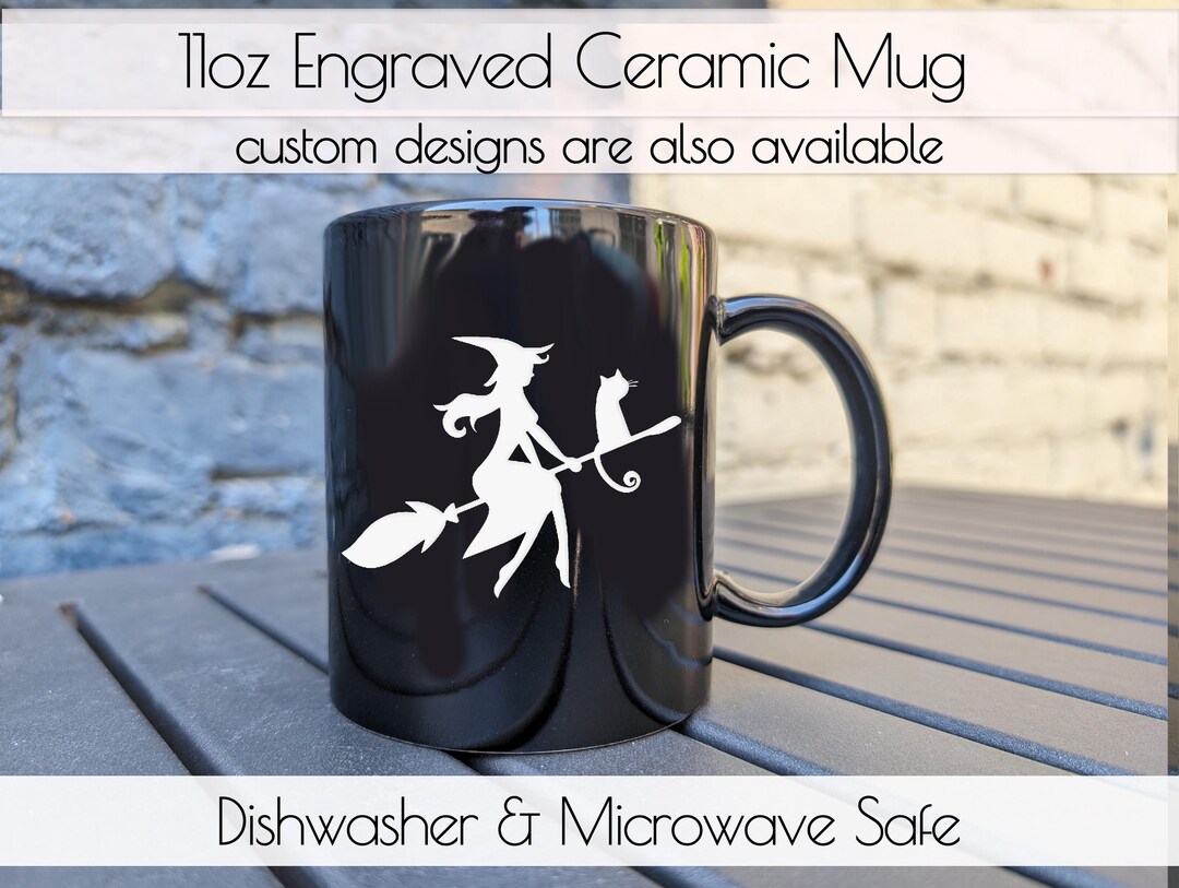 Custom Mug, Engraved Cup, Your Design, Ceramic Coffee Mug, Personalized ...