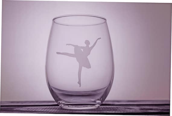 Ballerina Glass Wine Glass Dancer Dance Life Gift | Etsy