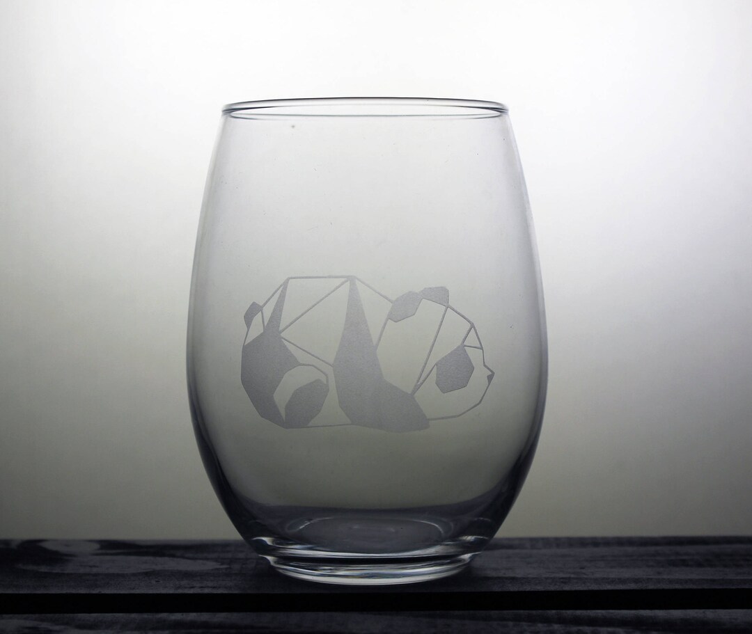 Panda Wine Glass - Animal Love - Pint - Pilsner - Gift Ideas - Gifts ...