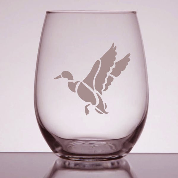 Duck Glass - Etsy