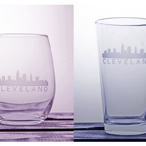Cleveland Skyline - Etsy