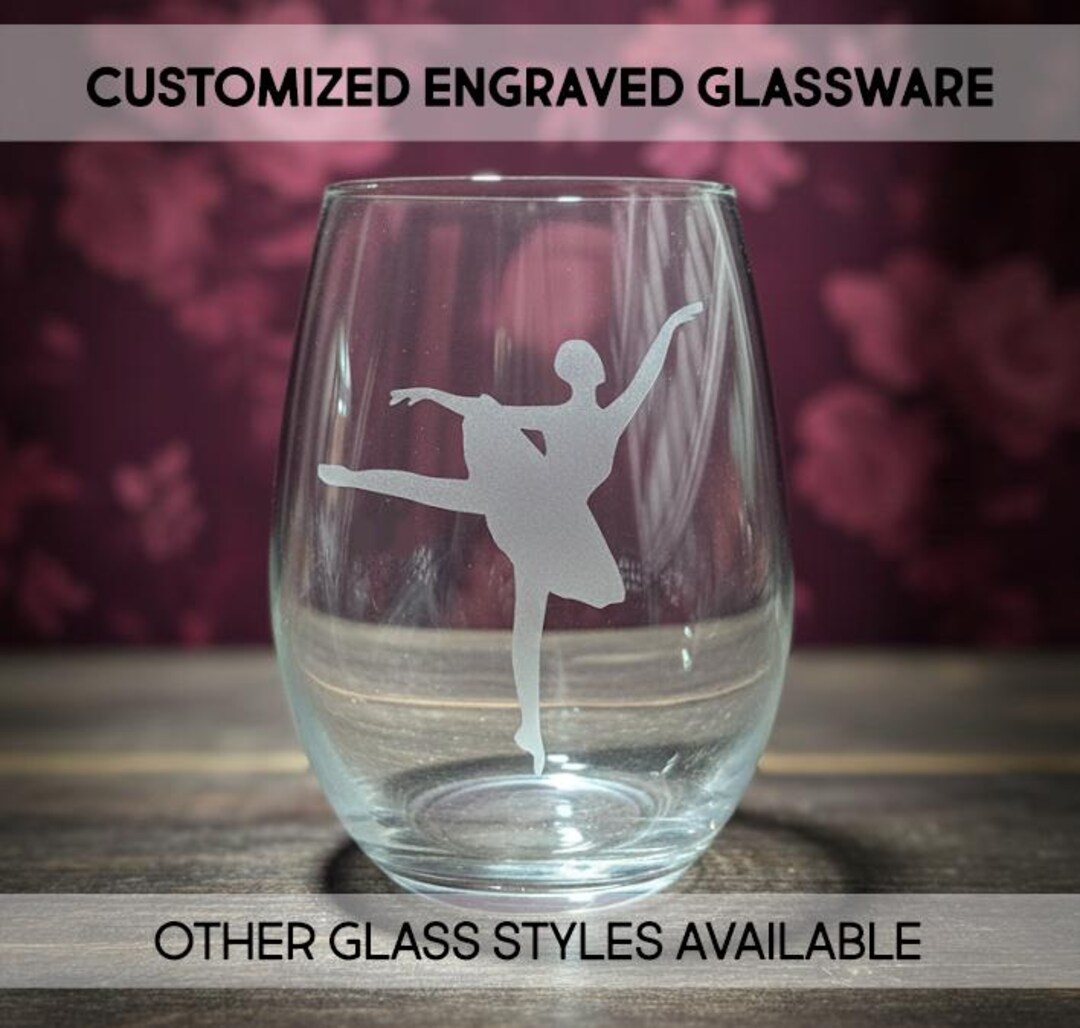 Ballerina Glass - Wine Glass - Dancer - Dance Life - Gift Ideas - Gifts ...