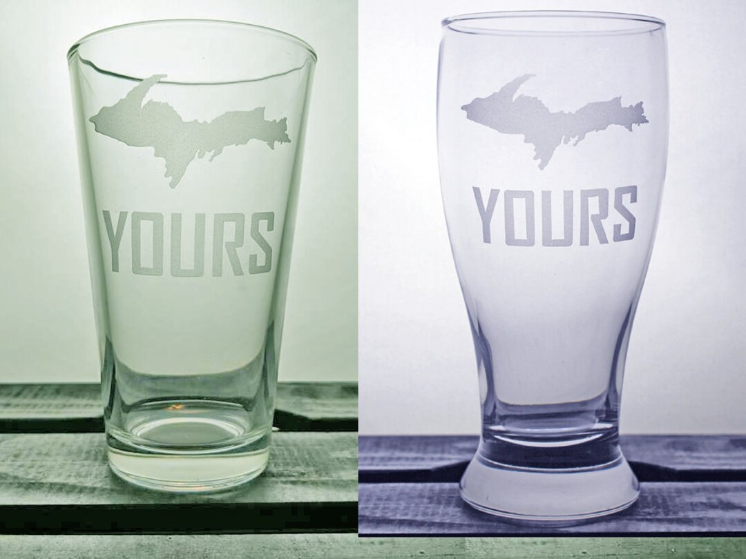 Upper Peninsula - up Yours Glass - Yooper Glassware - Pure Michigan ...