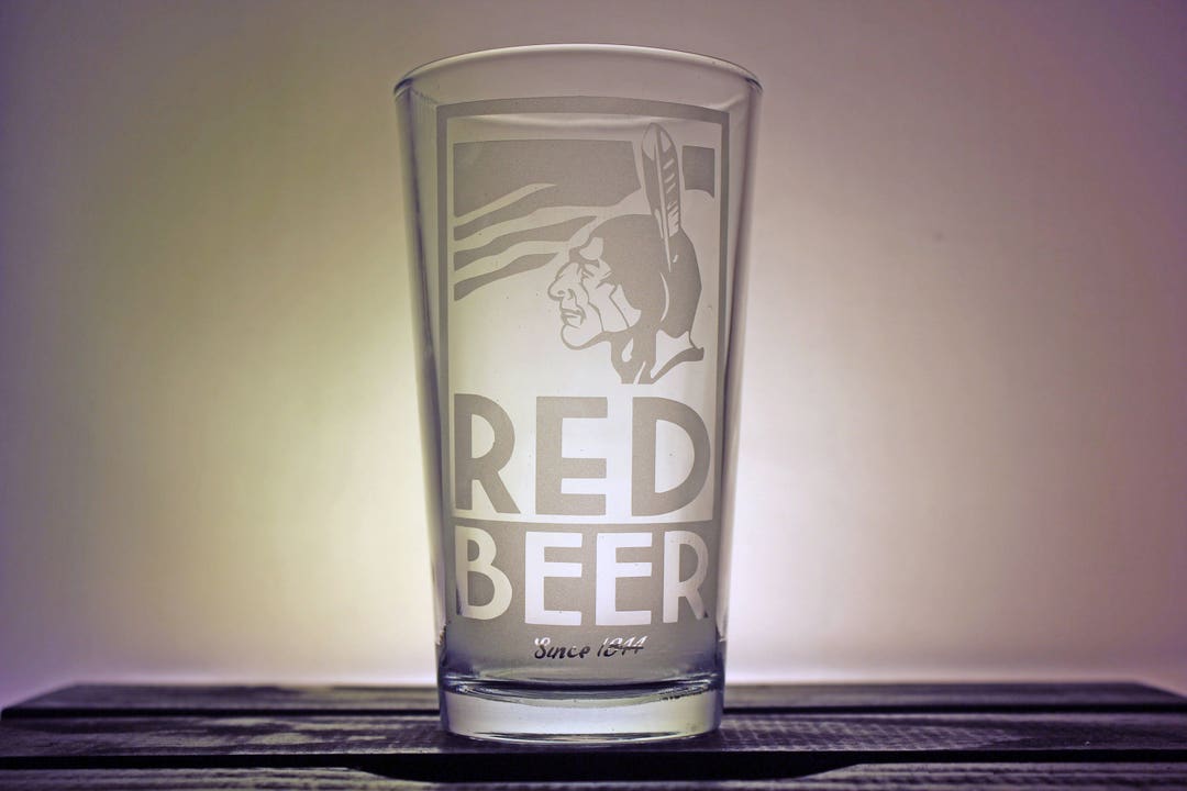 Archer Red Beer, Pint Glass, Beer Glass, Television Glassware, Sterling ...