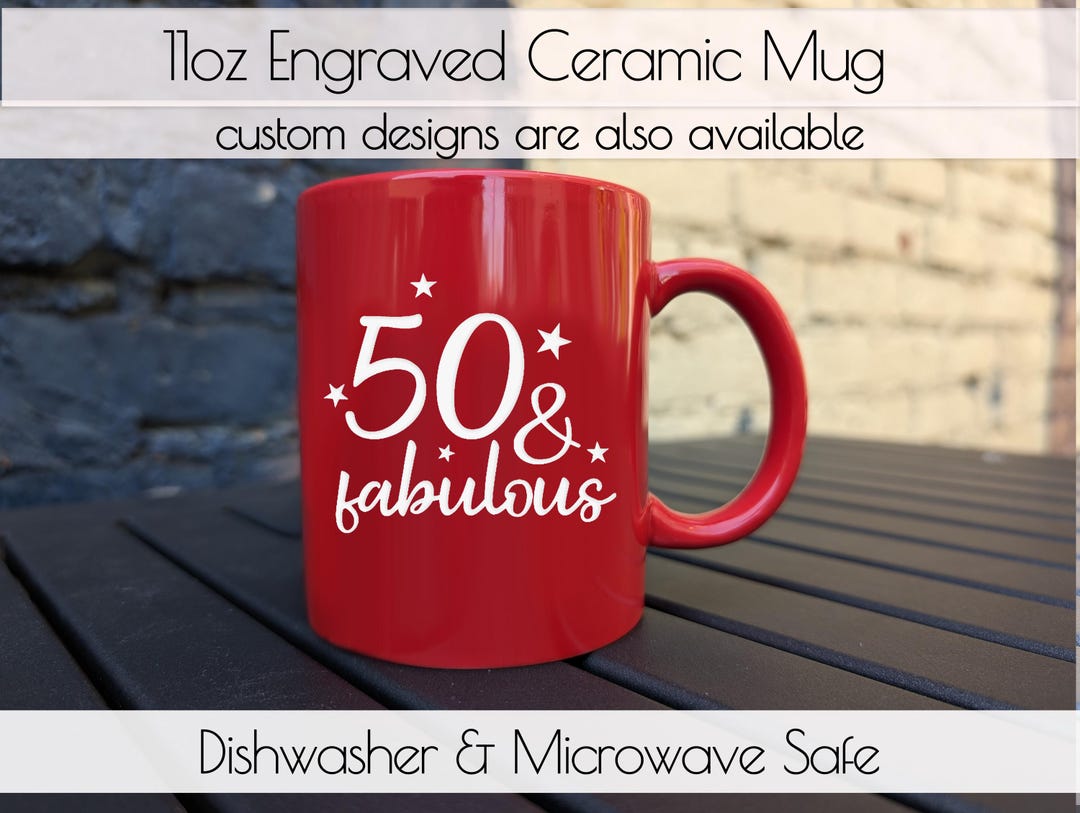 Custom Mug, Engraved Cup, Your Design, Ceramic Coffee Mug, Personalized ...