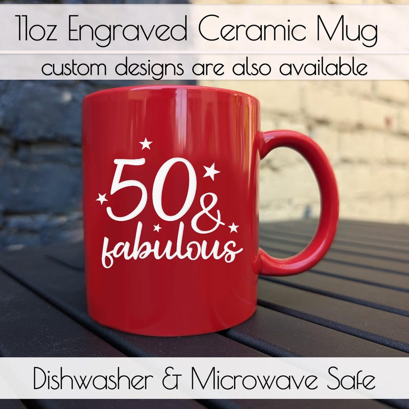 Red Mug - Etsy