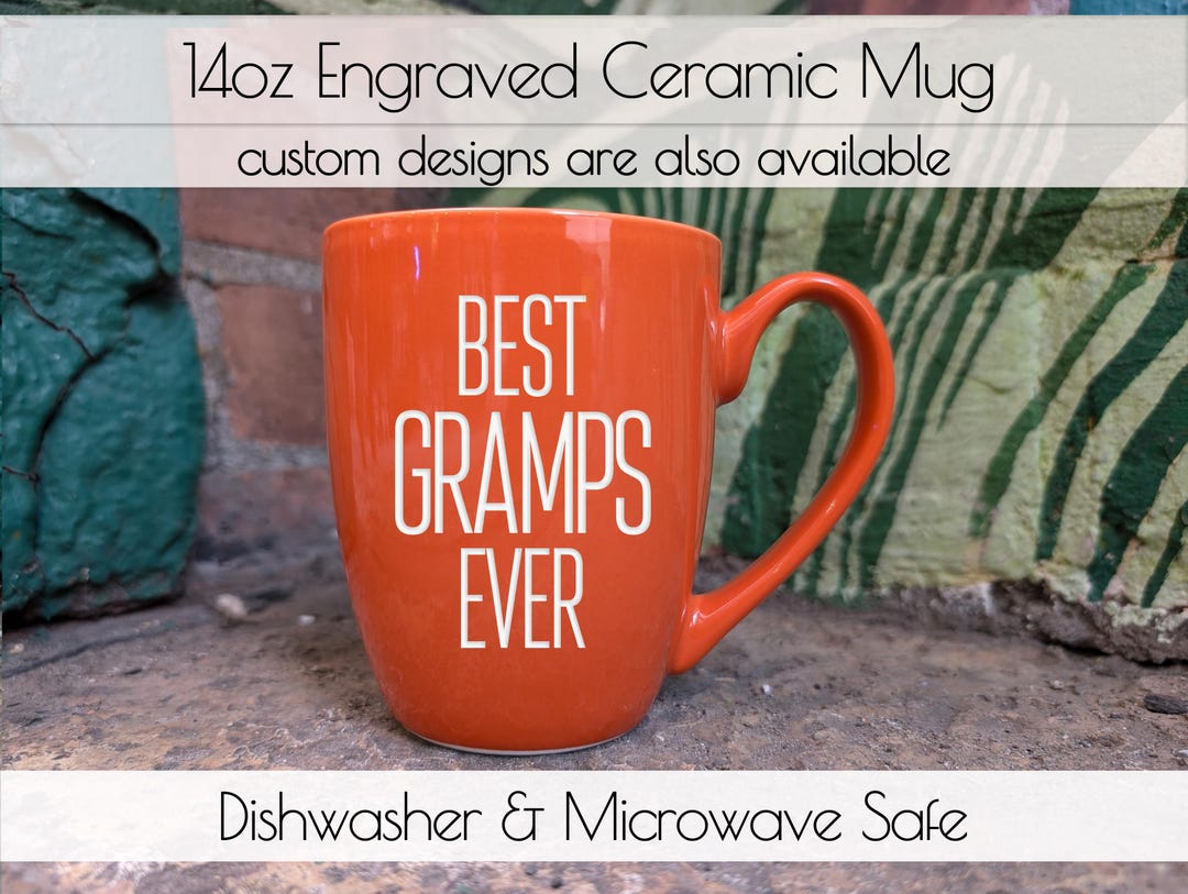 Custom Mug, Engraved Cup, Your Design, Ceramic Coffee Mug, Personalized ...