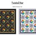 Twisted Star Quilt Pattern - Etsy