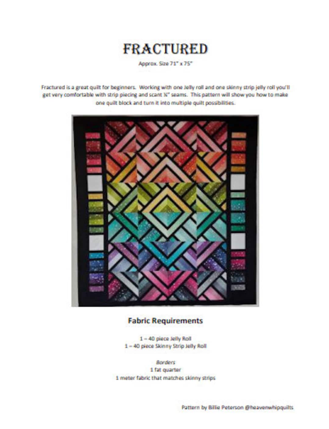 Fractured Quilt Pattern - Etsy