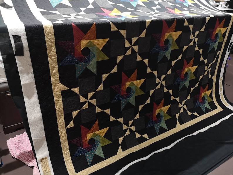 Twisted Star Quilt Pattern - Etsy