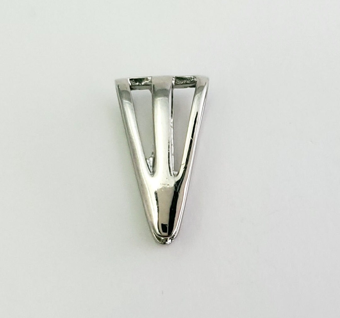 Pinch Bails Antique Silver Triangle - Large (qty 5-15) Ships From USA ...