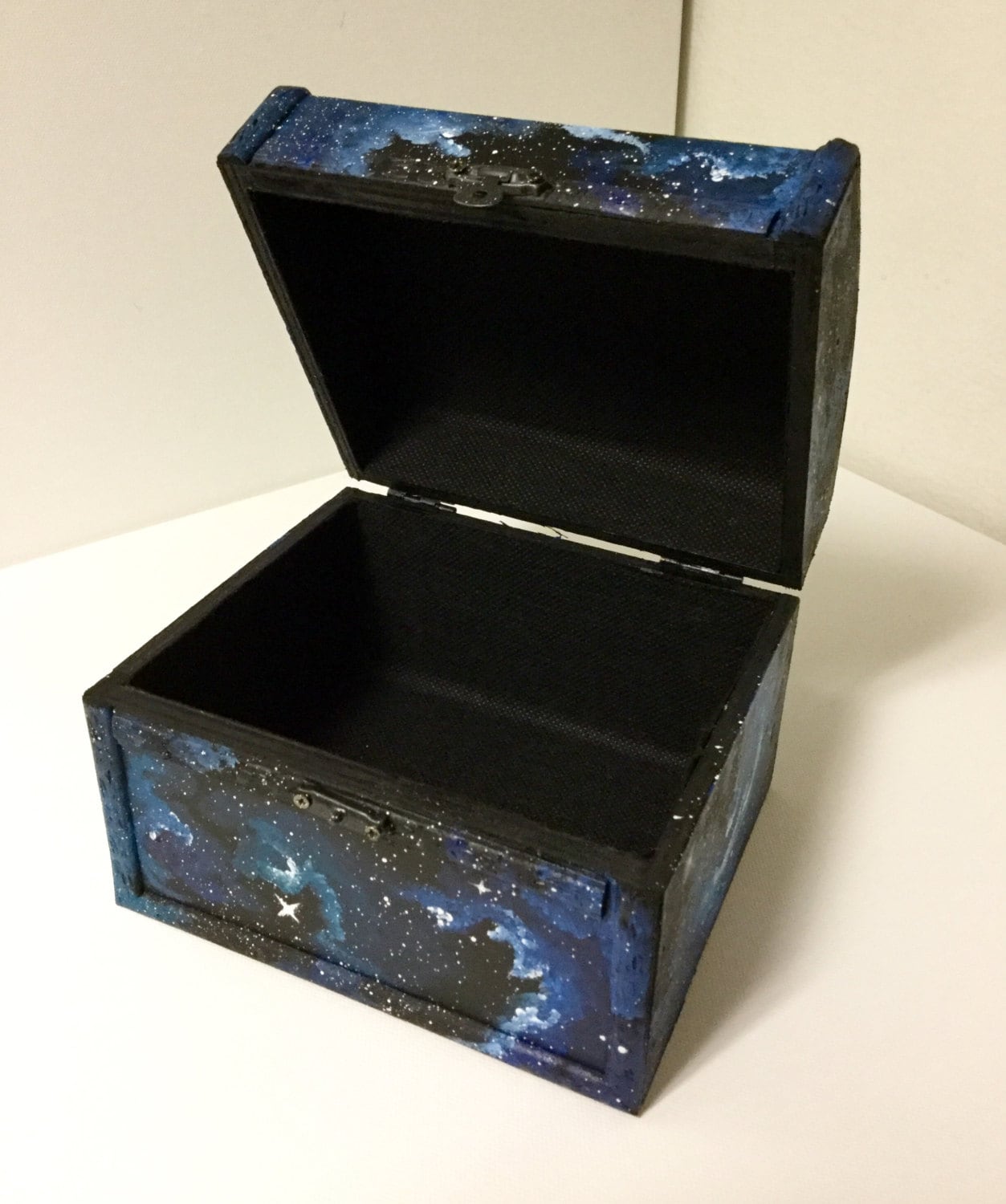 Galaxy Box Hand Painted Chest Outerspace Original Art Jewelry - Etsy
