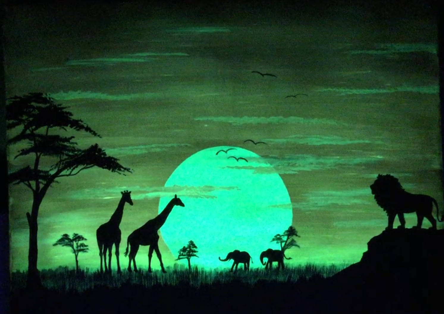 African Safari Sunset