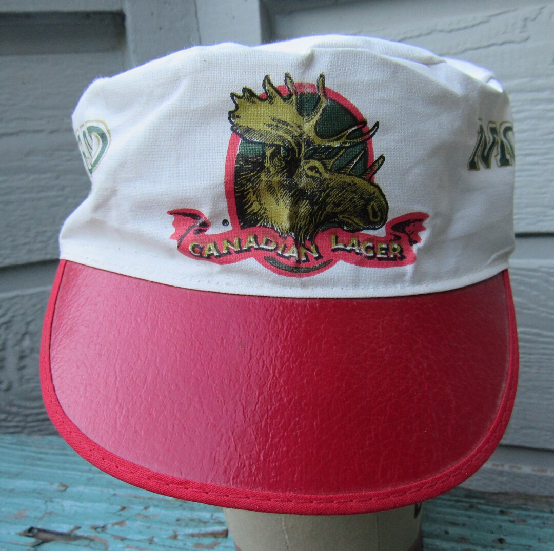 Vintage 1980's Moosehead Beer Canadian Lager Painter Cap One-size ...