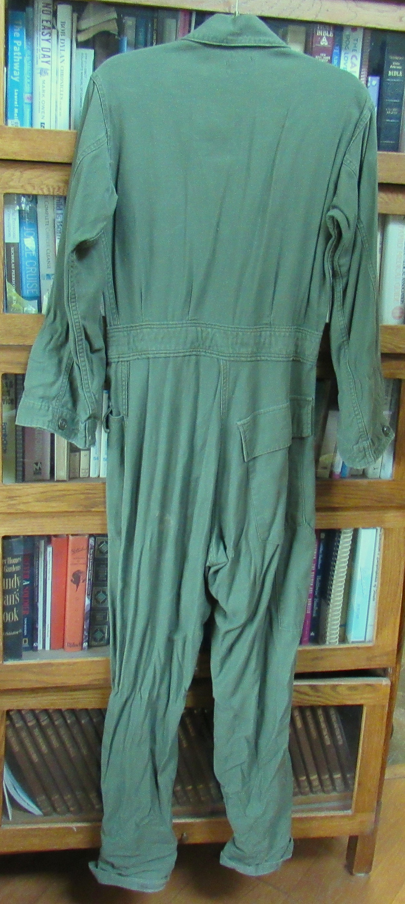 Vintage 1968 Vietnam Era Military Belted Coveralls Jumpsuit Olive-green ...