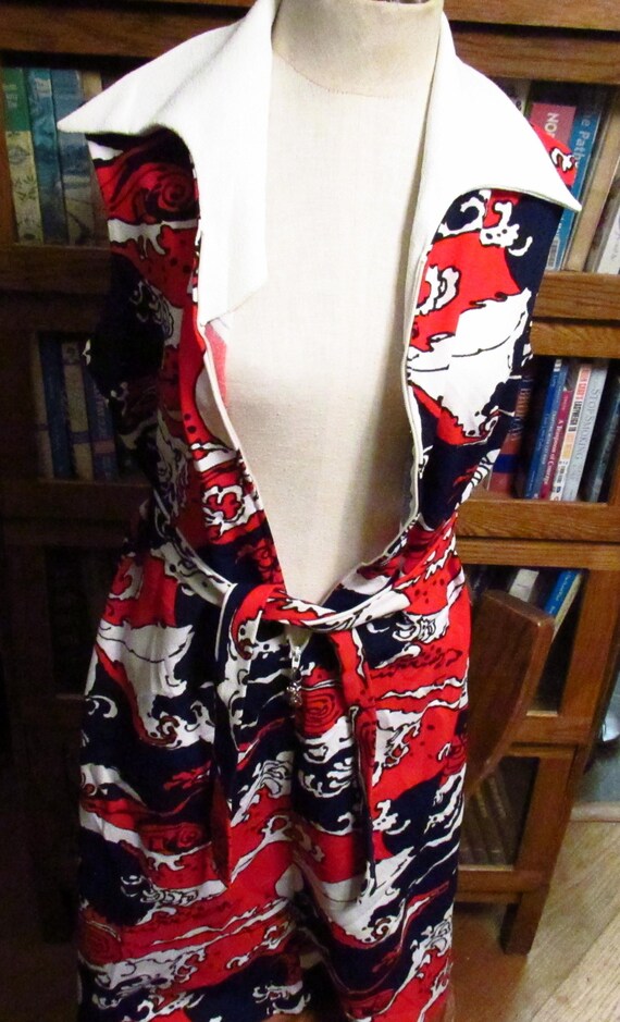 Vintage 1960's/1970's "Honeycomb" Belted Go-Go Dress … - Gem