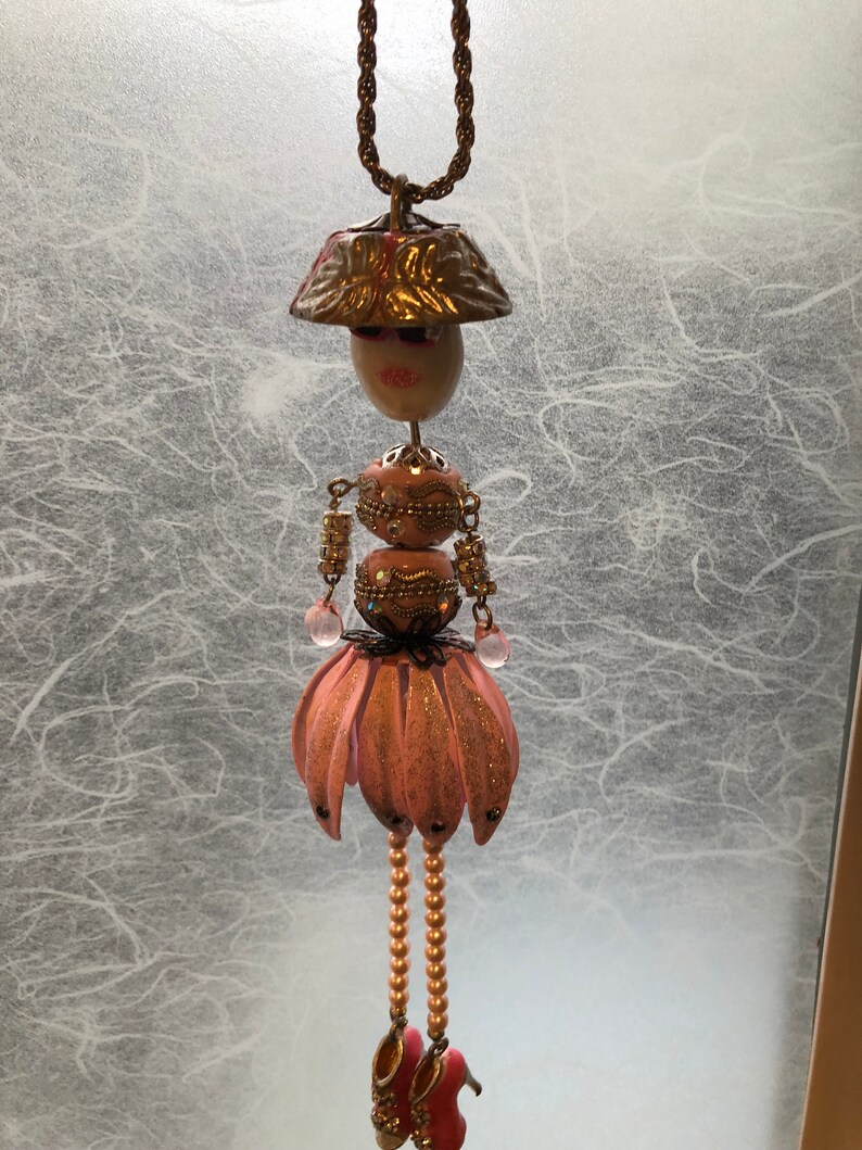 Dolly Pendant Pretty in Pink (chain NOT Included) - Etsy