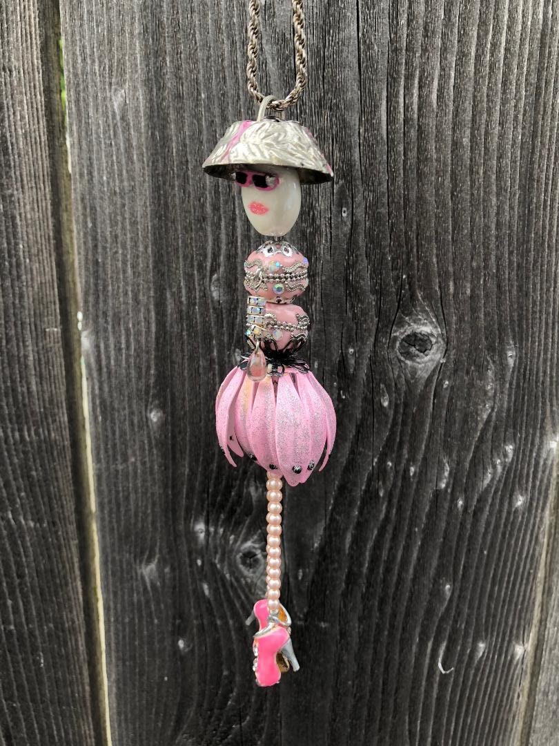 Dolly Pendant Pretty in Pink chain NOT Included - Etsy