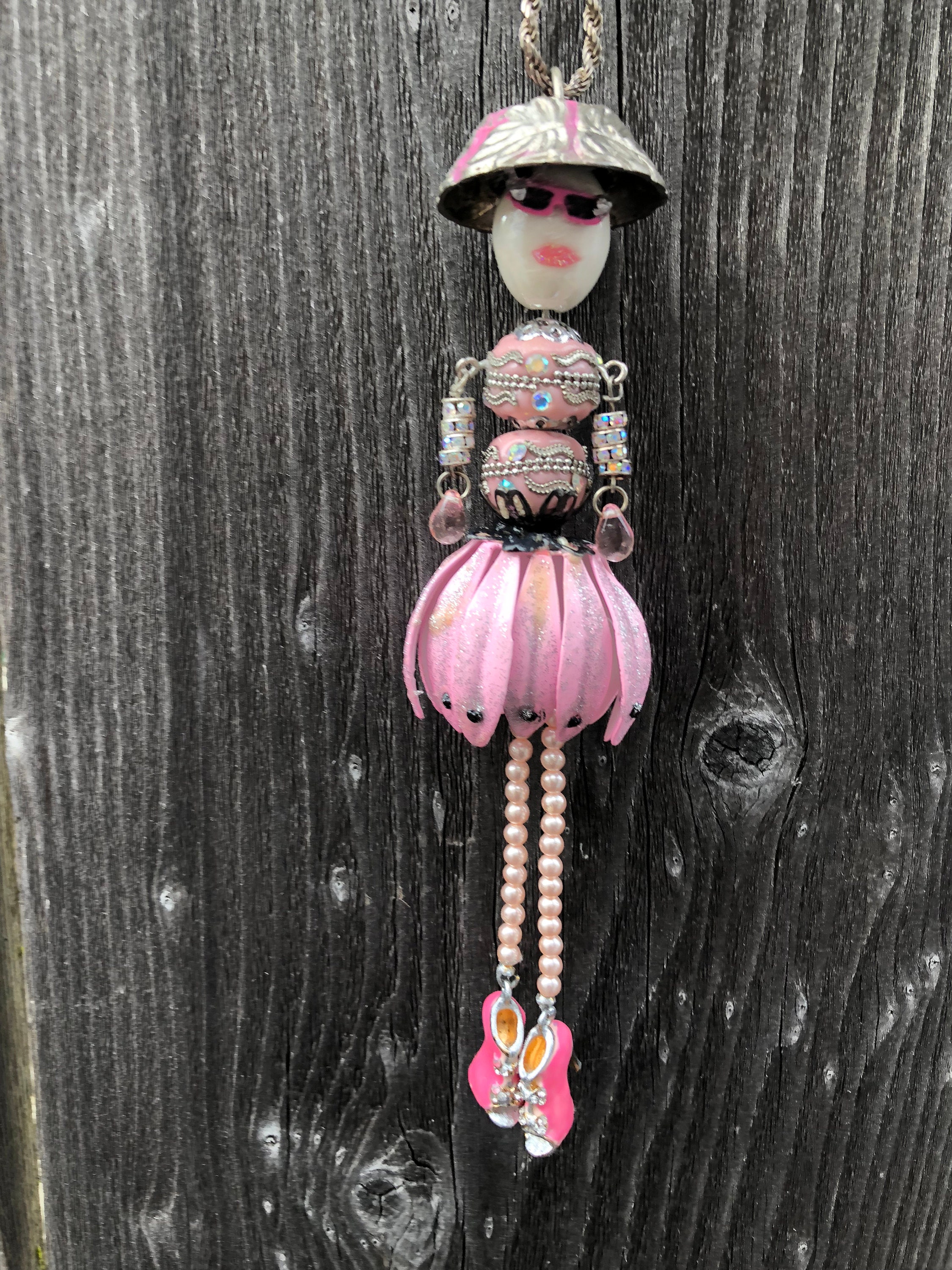 Dolly Pendant Pretty in Pink (chain NOT Included) - Etsy