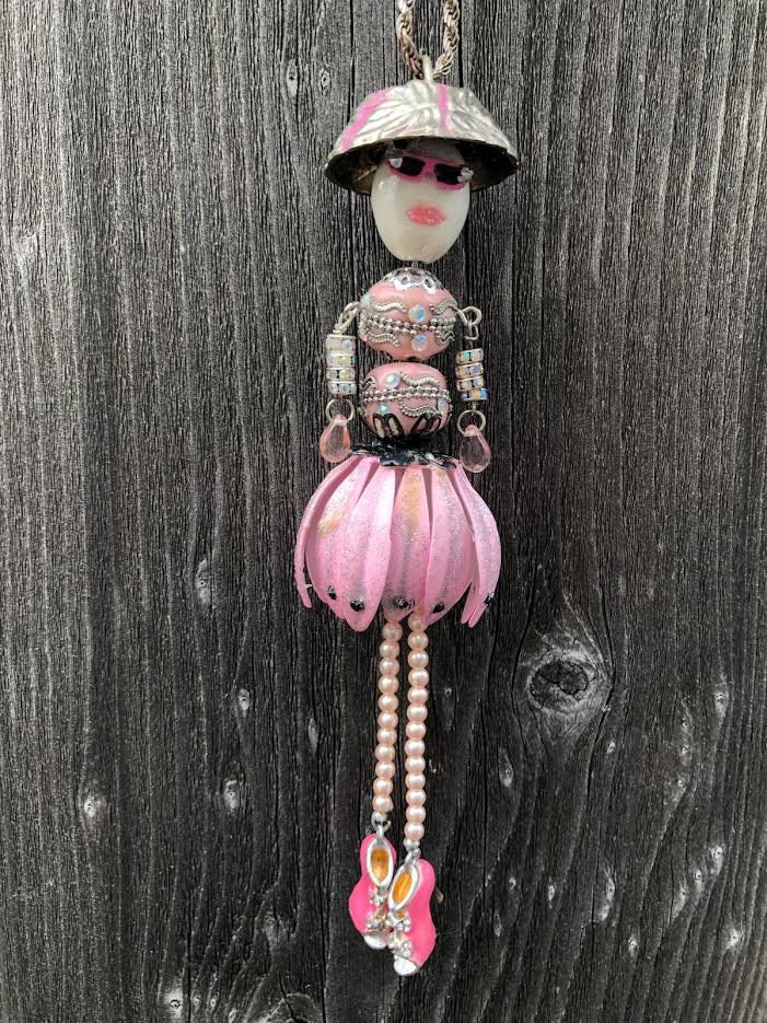 Dolly Pendant Pretty in Pink (chain NOT Included) - Etsy