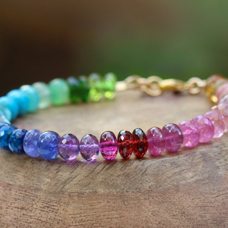 Rainbow Bracelet - Etsy