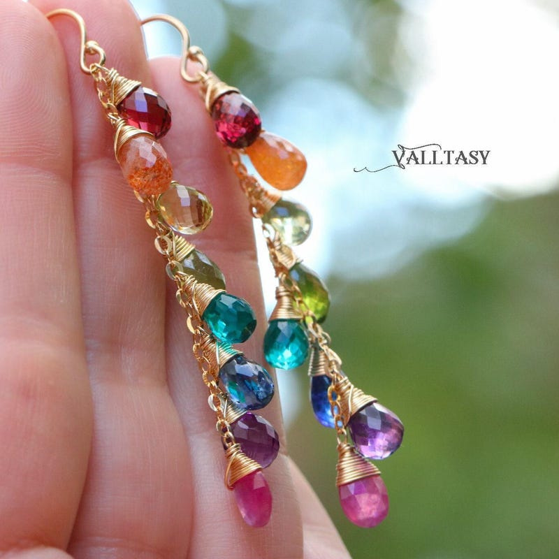Colorful Earrings - Etsy