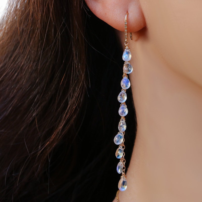 Long Earrings - Etsy