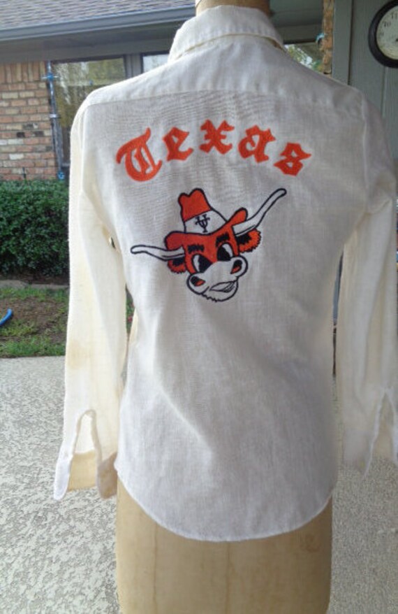 50s Levi's shirt rare collectible Texas Hook'em Horn… - Gem