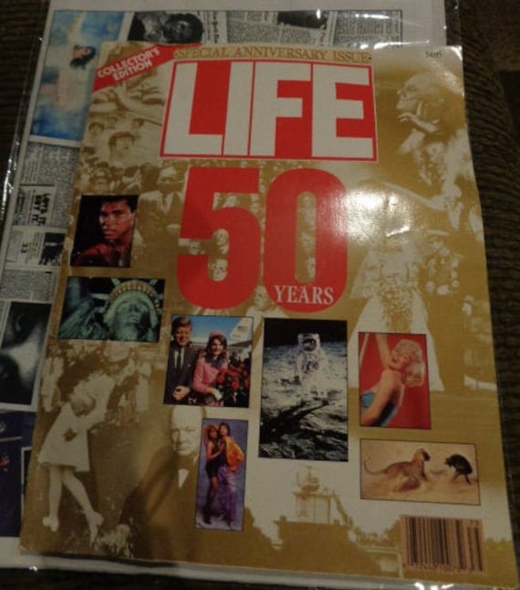 Rare LIFE Magazine Life 50 Years Special Anniversary Issue - Etsy