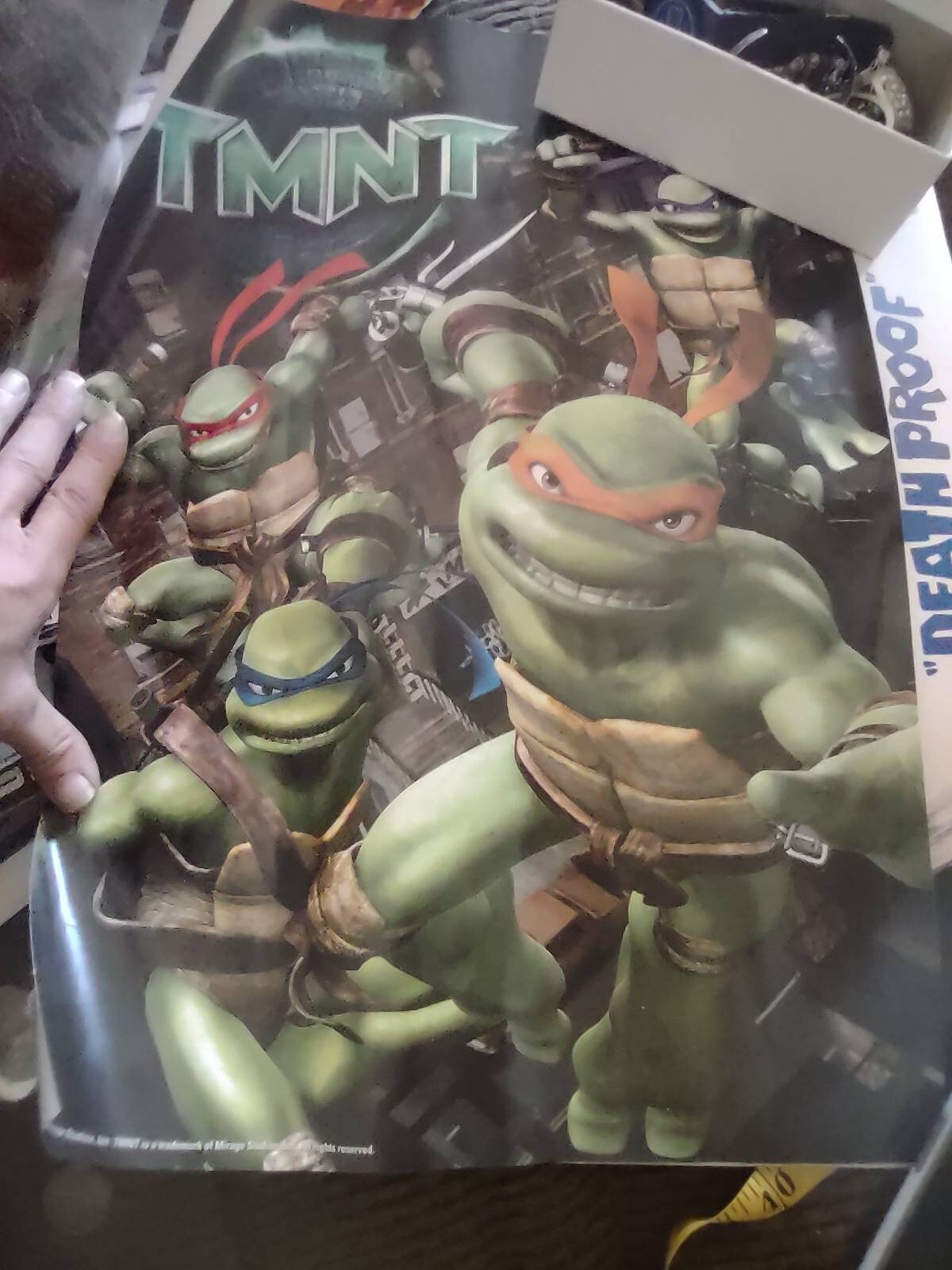 Teenage Mutant Ninja Turtles VERY Rare Collectible TMNT Movie Wall Art ...