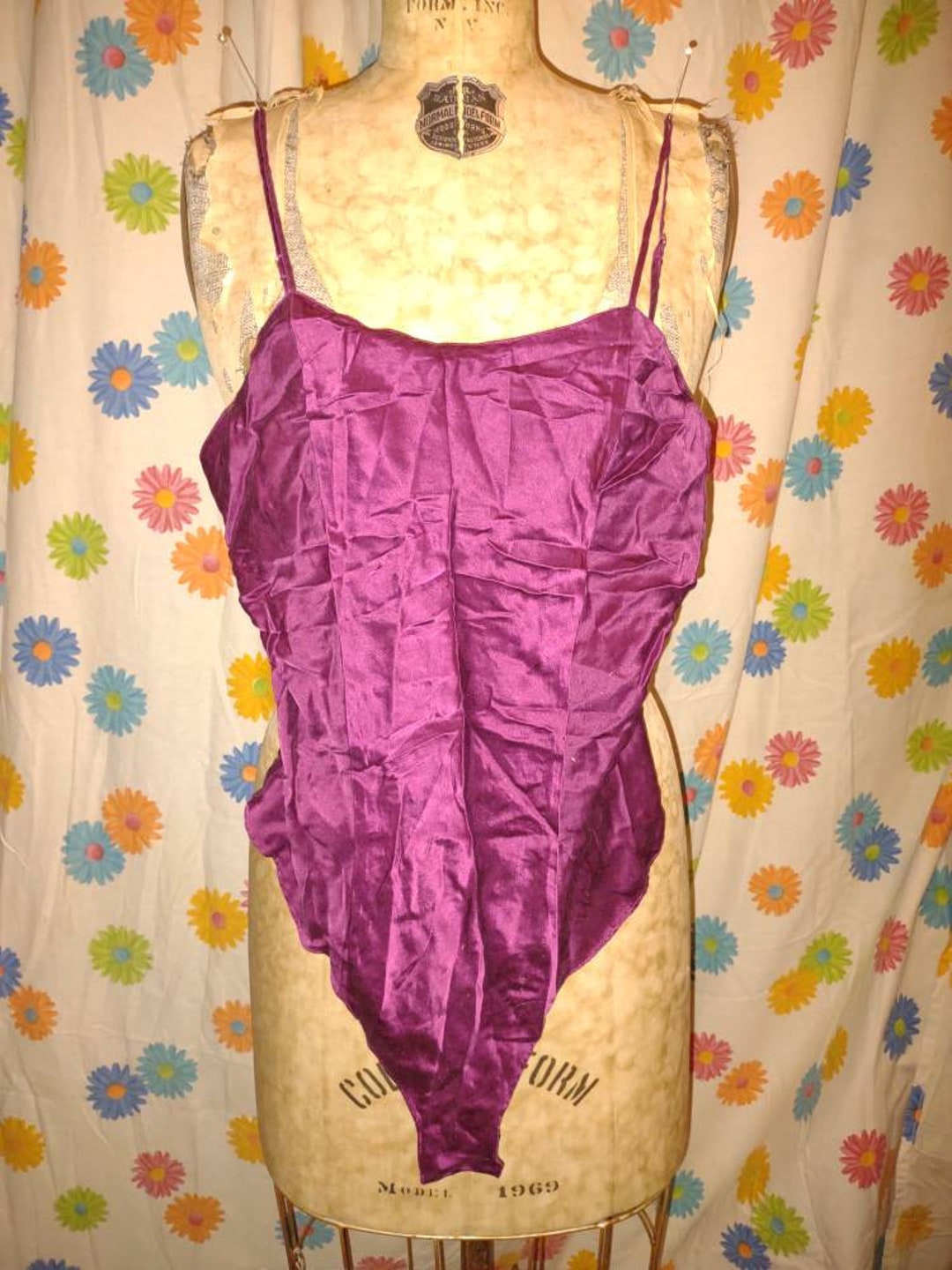 Vintage Victoria Secret Teddy Nighty Size P Snap Crotch - Etsy
