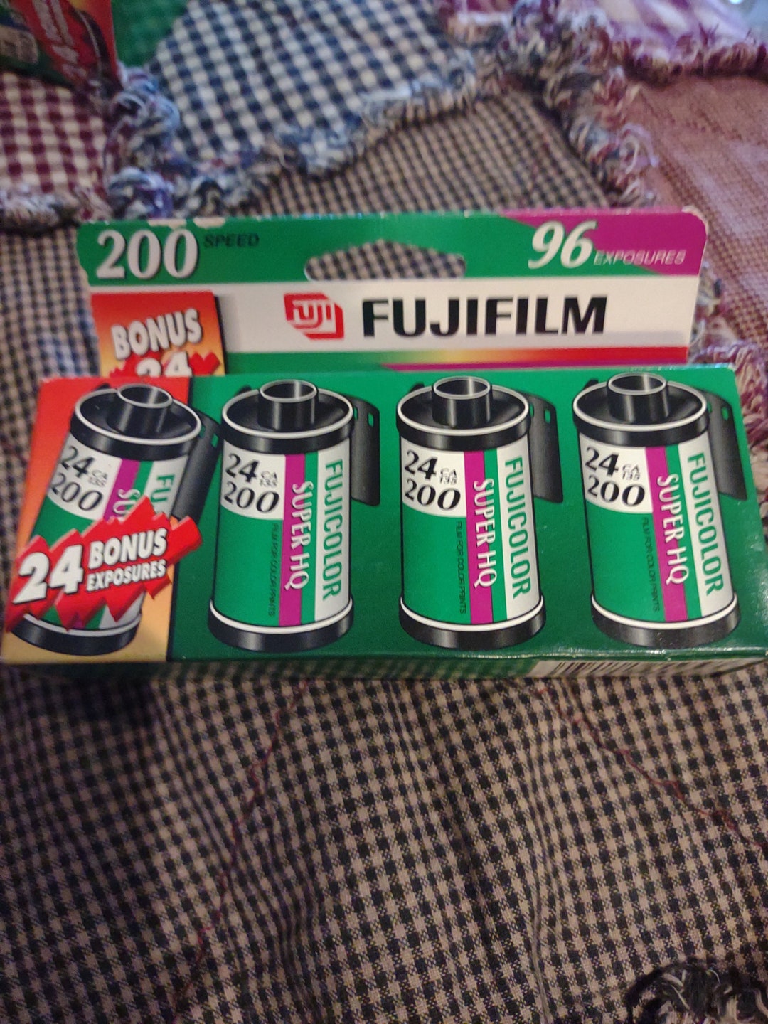 Fujifilm 35mm 200 Speed Color FILM4 Rolls 96 Exposure Sealed Unused ...
