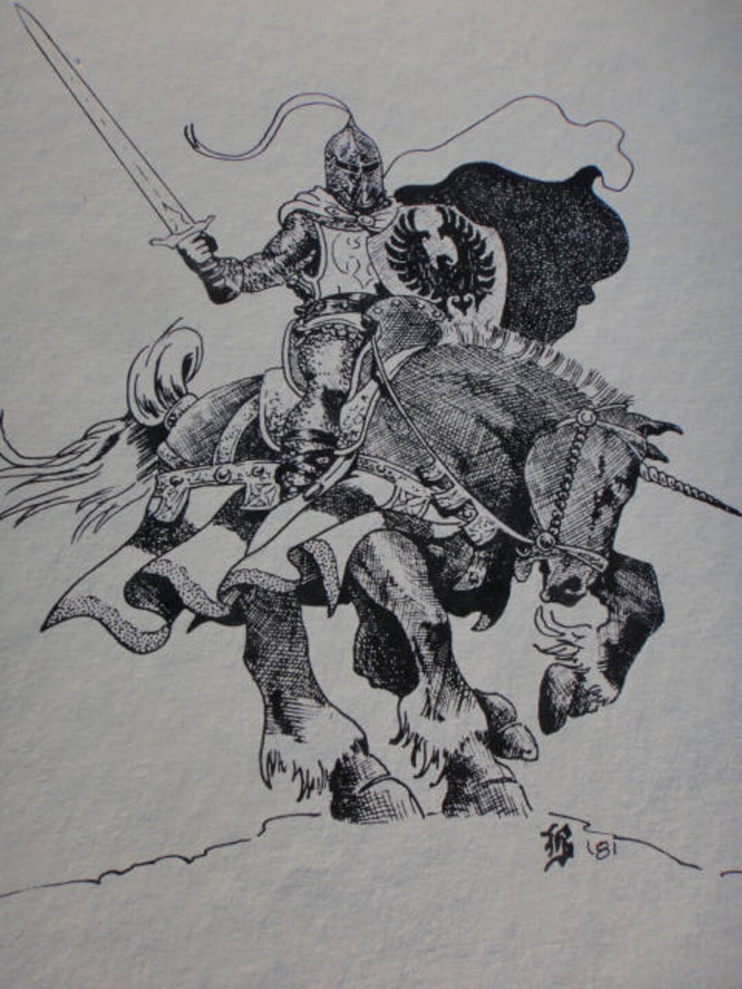 Evil Knight Drawing