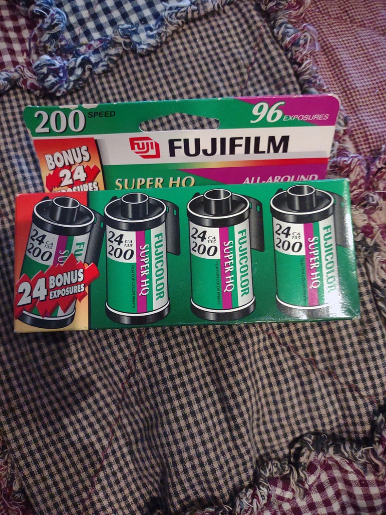 Fujifilm 35mm 200 Speed Color FILM4 Rolls 96 Exposure Sealed Unused ...