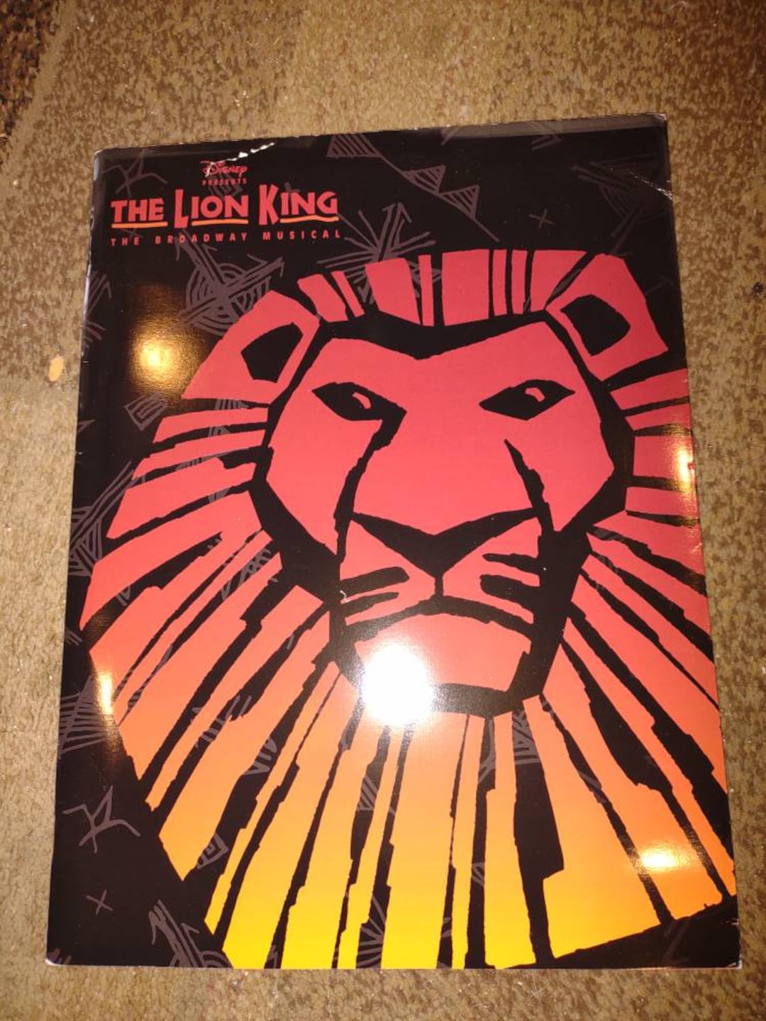 The Lion King Broadway Musical Program 1997 Original Cast Souvenir Book ...