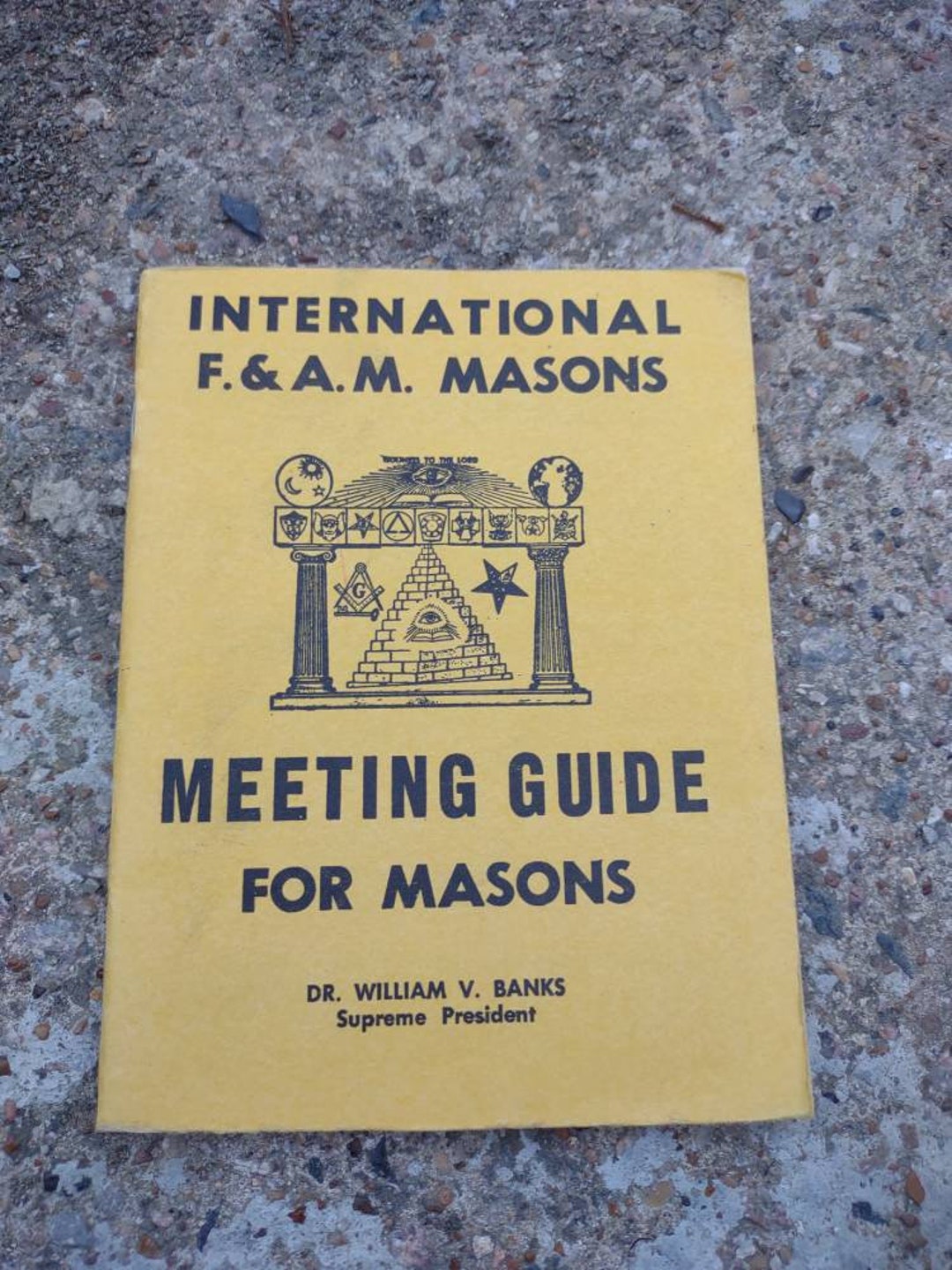 International F & AM Masons Guild by Dr William V Banks Vintage IFAMM ...