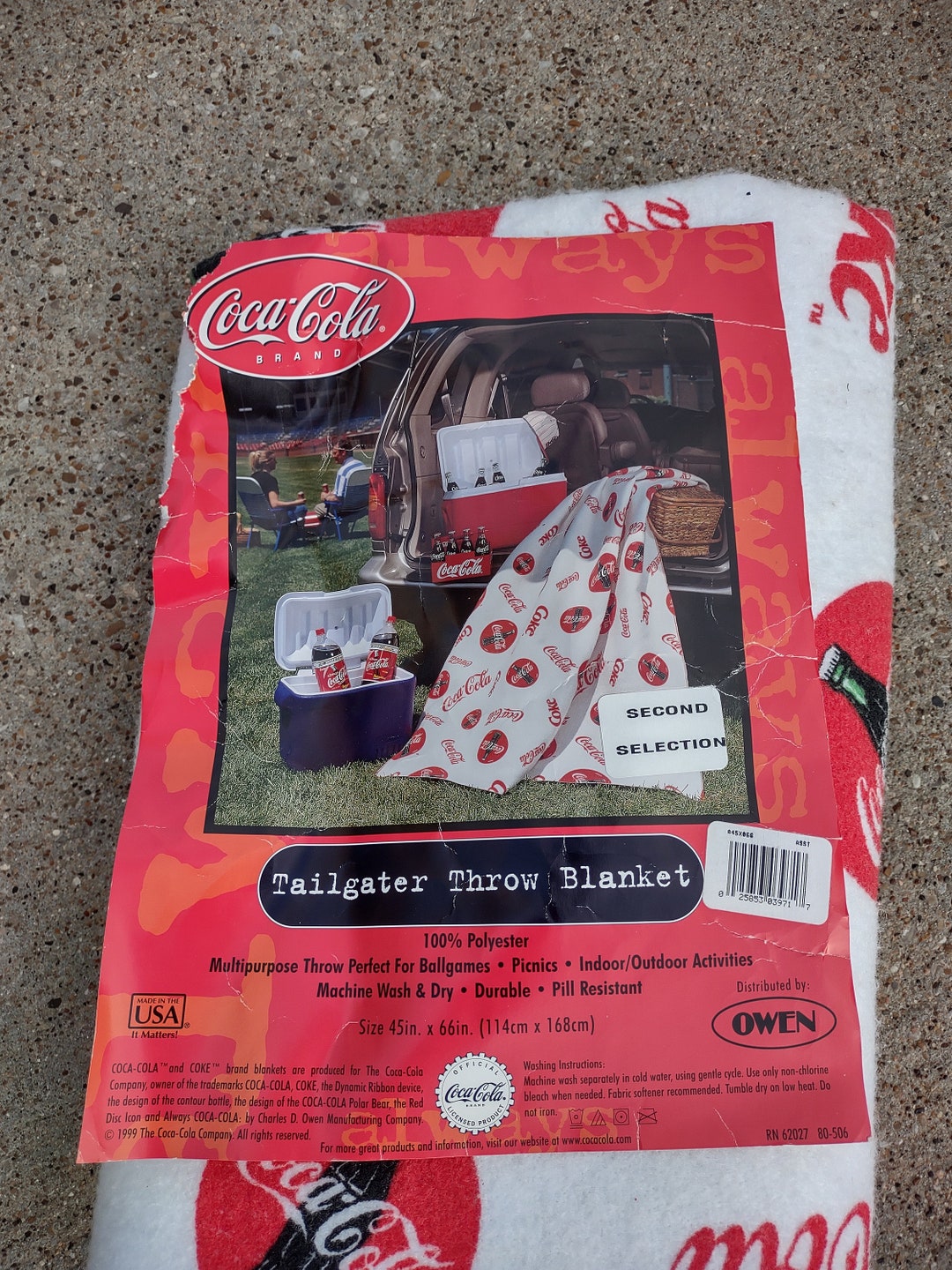 Vtg 90s Coca Cola Blanket Coke Throw New Gift - Etsy