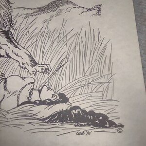 Tarzan and Lion Frank Frazetta Art Original Wall Decor Picture Number ...