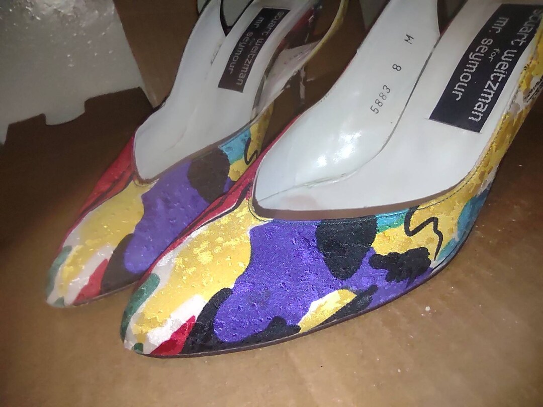 Vintage 1980's Bebe Original Clogs High Heels Slides 80s Blue Jean ...