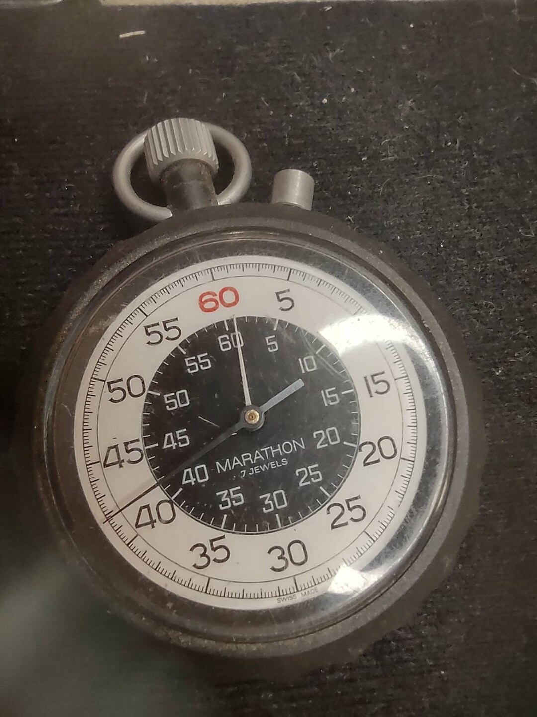 Marathon 7 Jewels Swiss Made Military Stop Watch Working Government ...