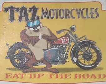Metal Taz Sign - Etsy
