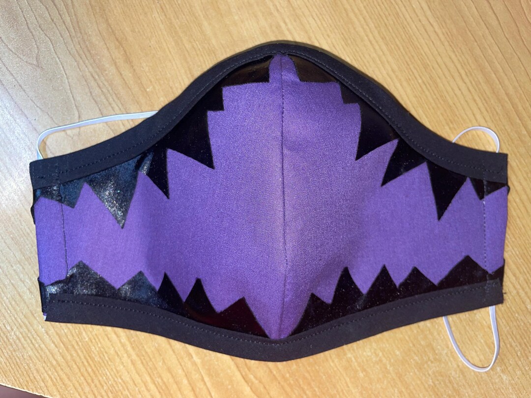 Purple Mileena Mortal Kombat Themed Mask With Teeth - Etsy