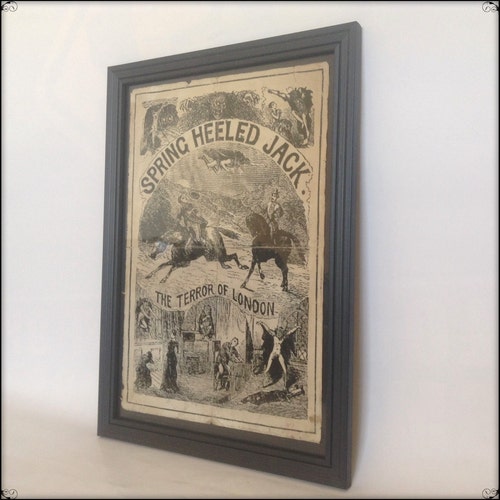 Spring Heeled Jack Aged Reproduction Victorian Print A4 Size - Etsy